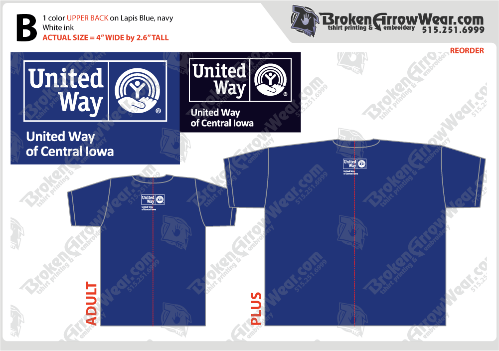 United Way | ScreenPrint | screen printing