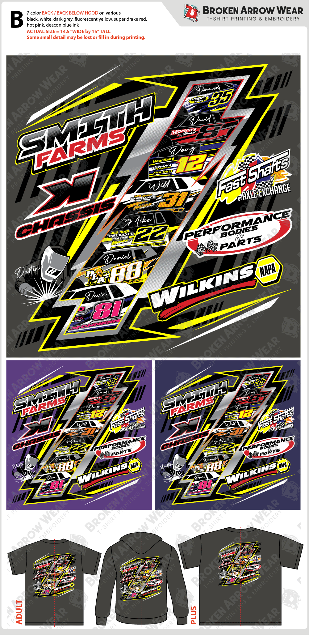 Smith Racing | Screen Printing | screenprinting