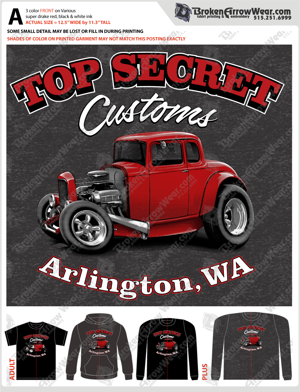 Top Secret Customs & Restorations | ScreenPrint | screenprinting