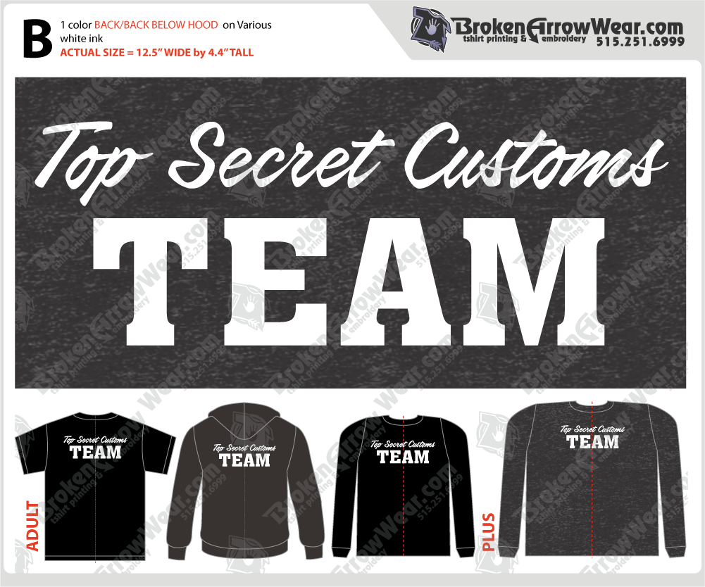 Top Secret Customs & Restorations | ScreenPrint | screenprinting