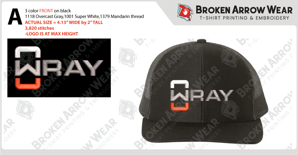 Wray Concrete Construction | Embroidery | embroidery