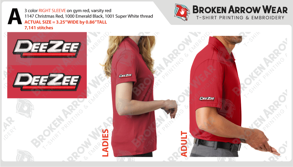 Dee Zee | Embroidery | embroidery