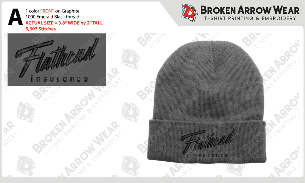 Flathead Insurance | Embroidery | embroidery