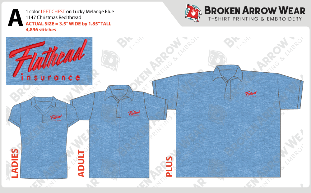 Flathead Insurance | Embroidery | embroidery