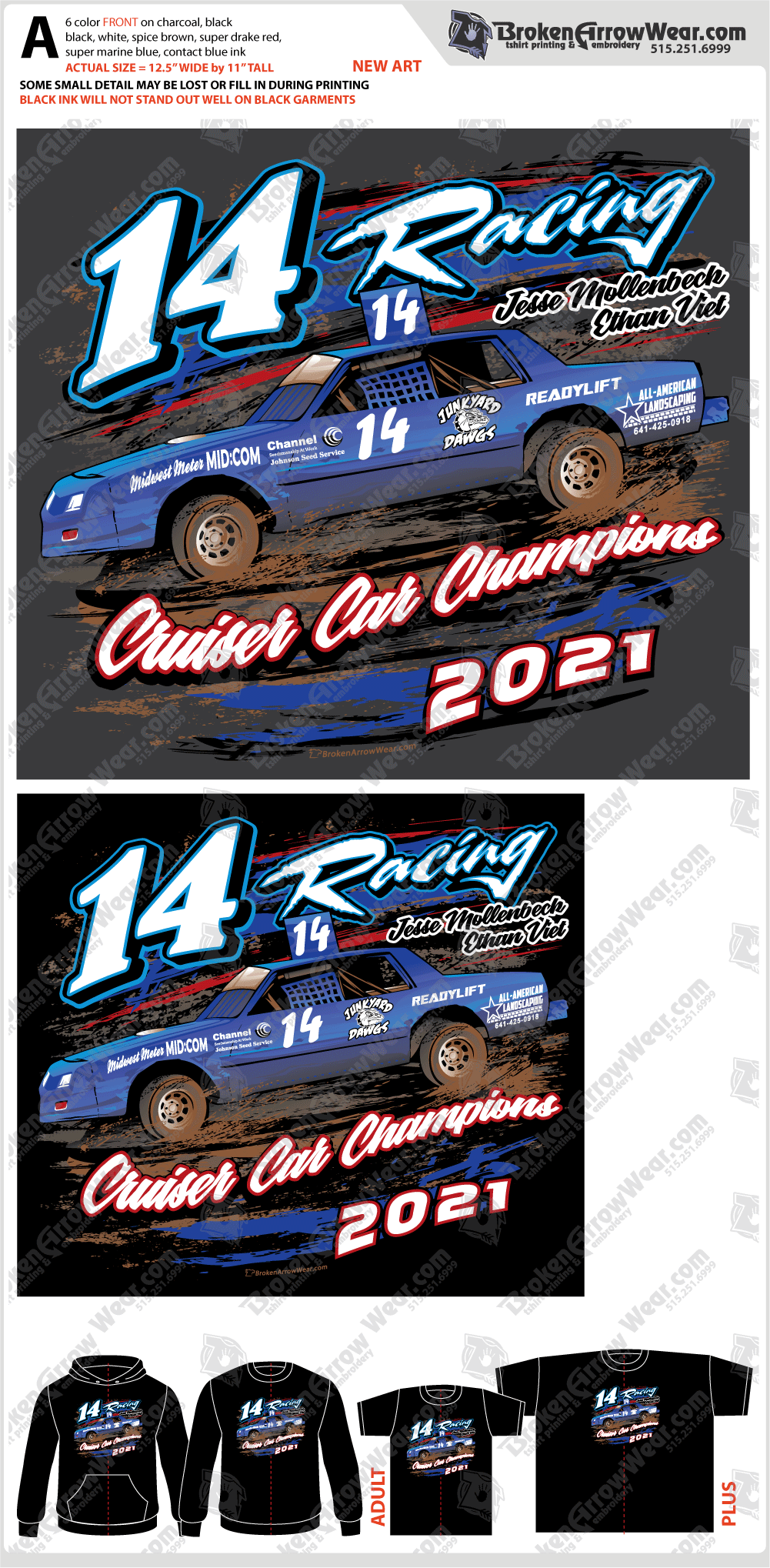 #14 Racing | Screen Printing | screenprinting