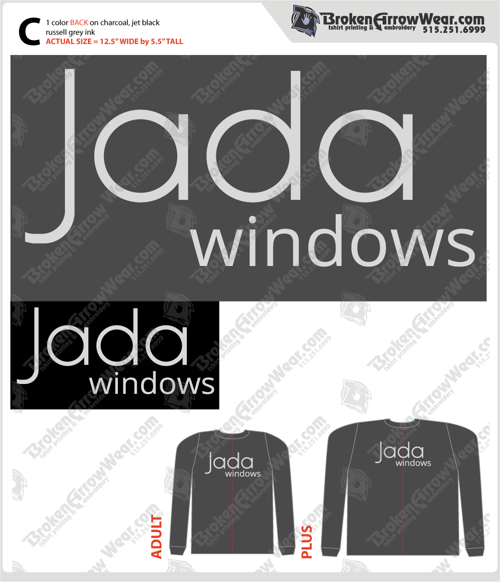 Jada Windows | ScreenPrint | screen printing