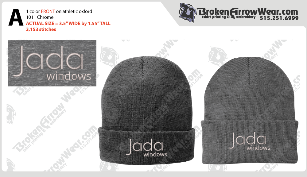 Jada Windows | Embroidery | embroidery