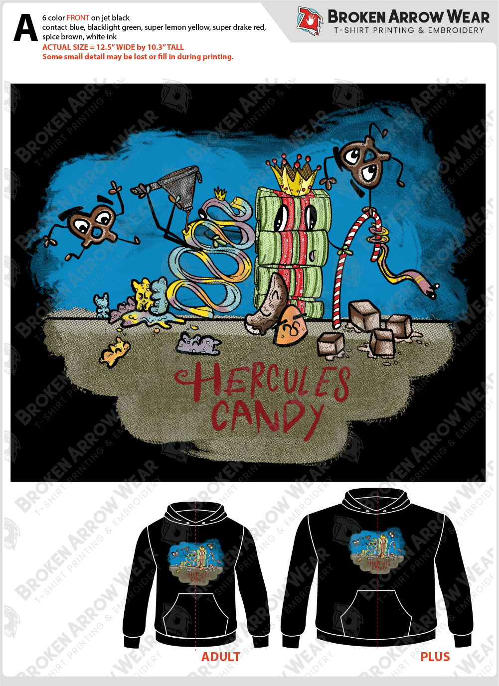 Andrianos Family Candy DBA Hercules Candy | ScreenPrint | screenprinting