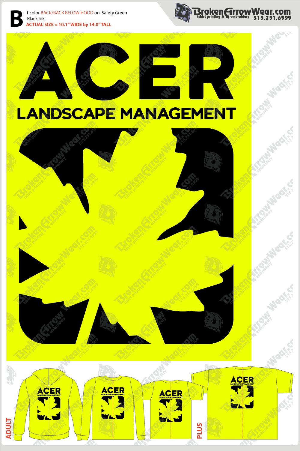 Acer Landscape Management | ScreenPrint | screen print