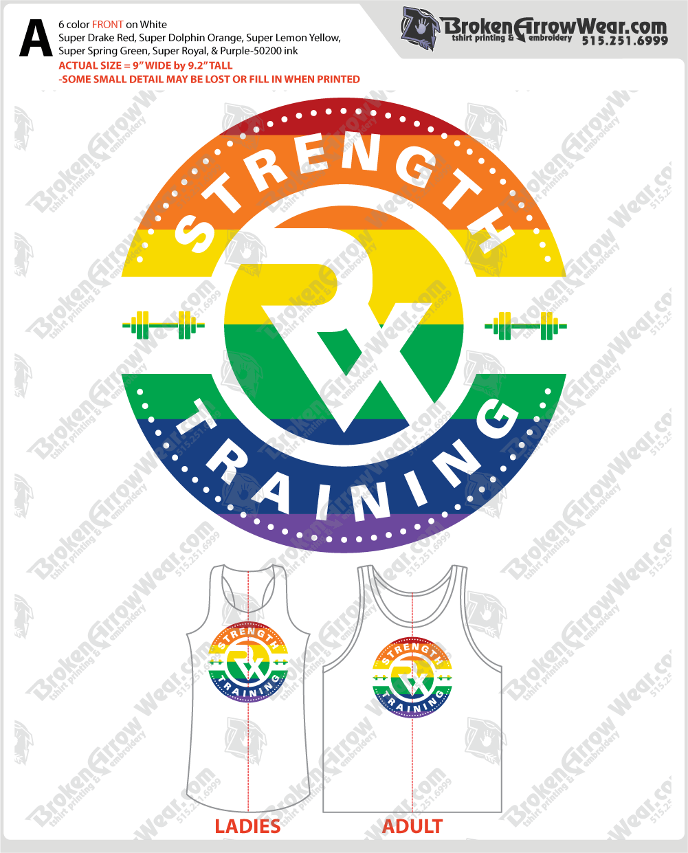 Rx Strength Training, LLC | screenprint