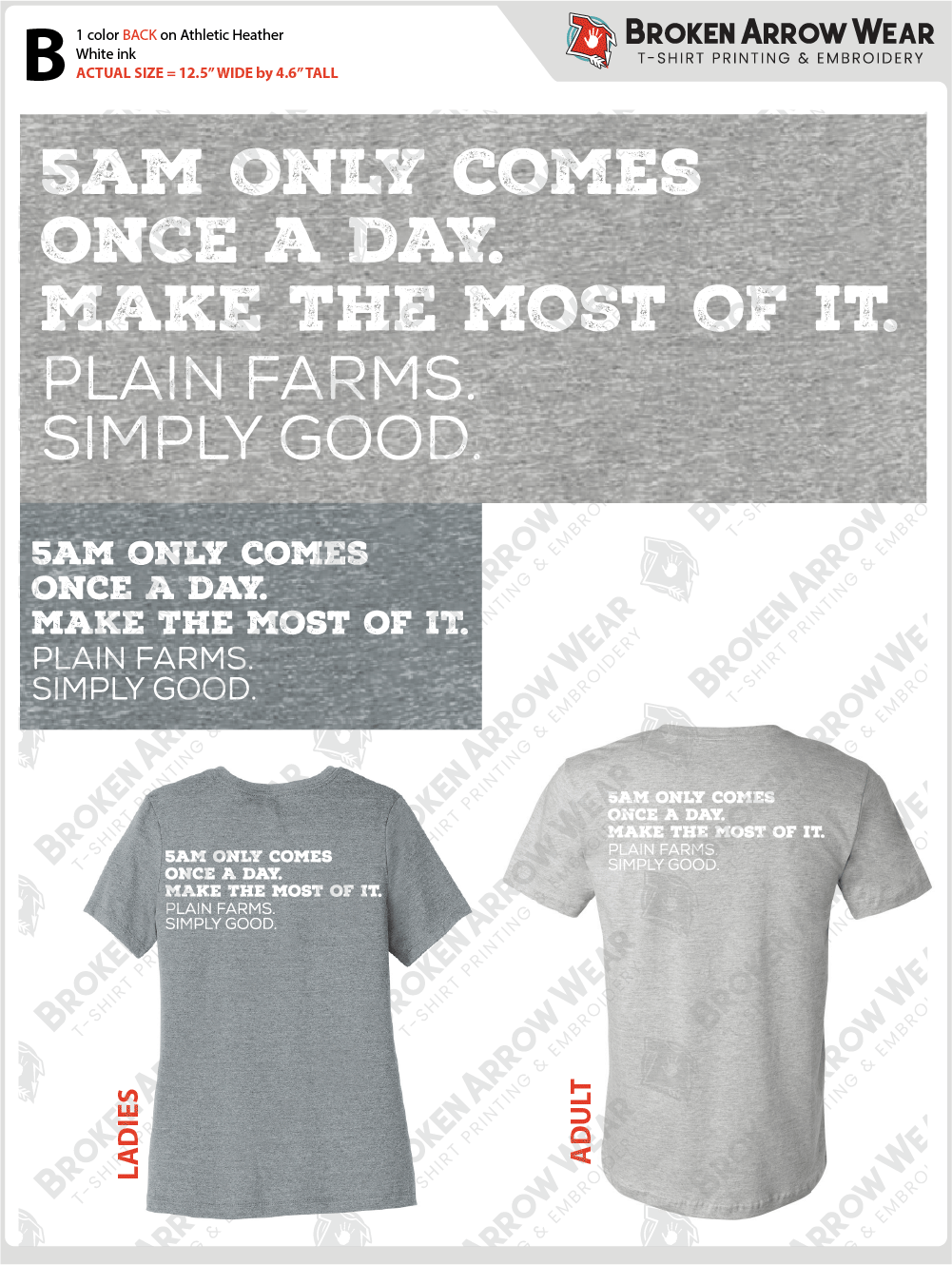 Plain Farms | ScreenPrint | screen printing