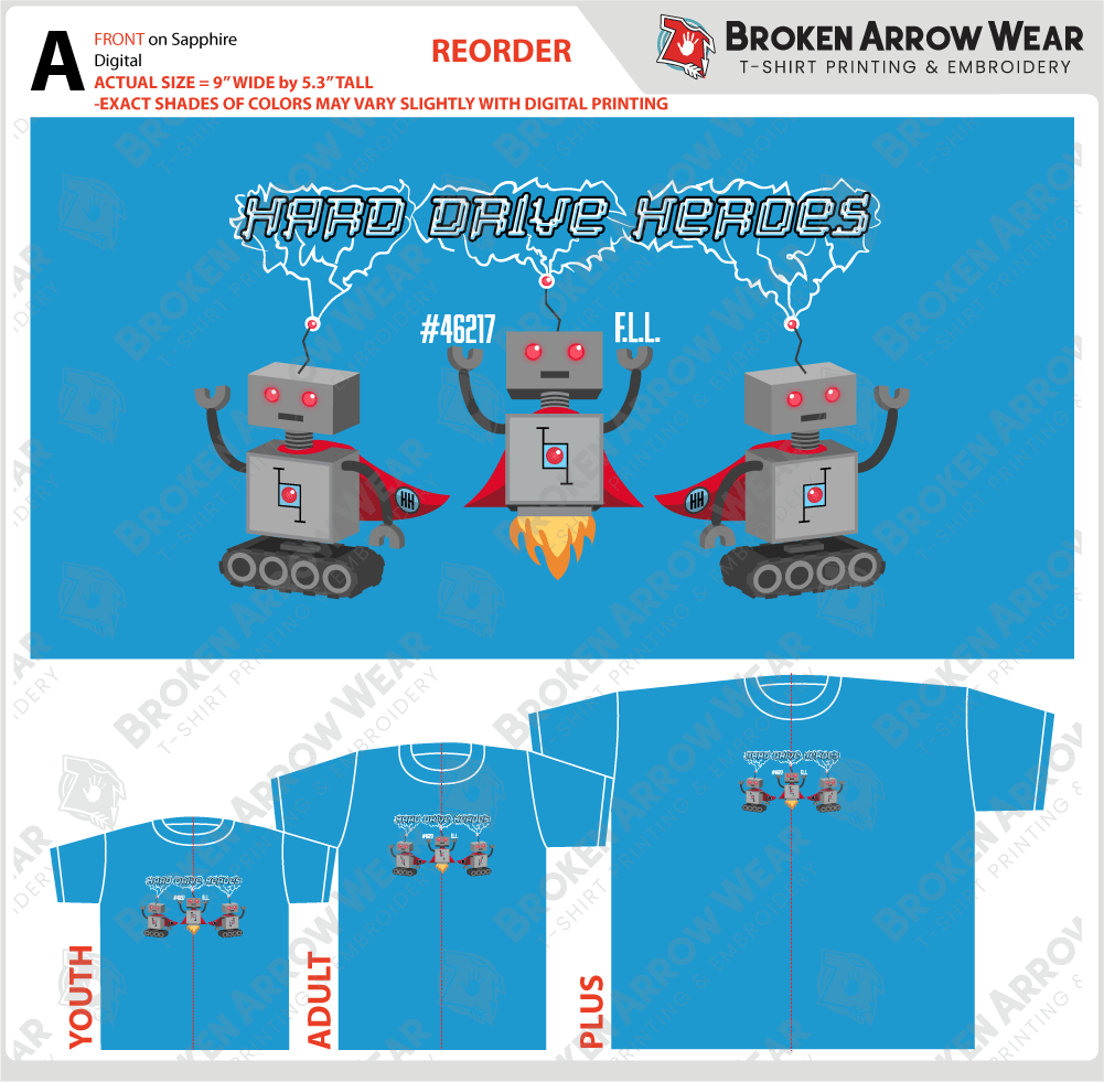 Hard Drive Heroes | Screen Printing | digital