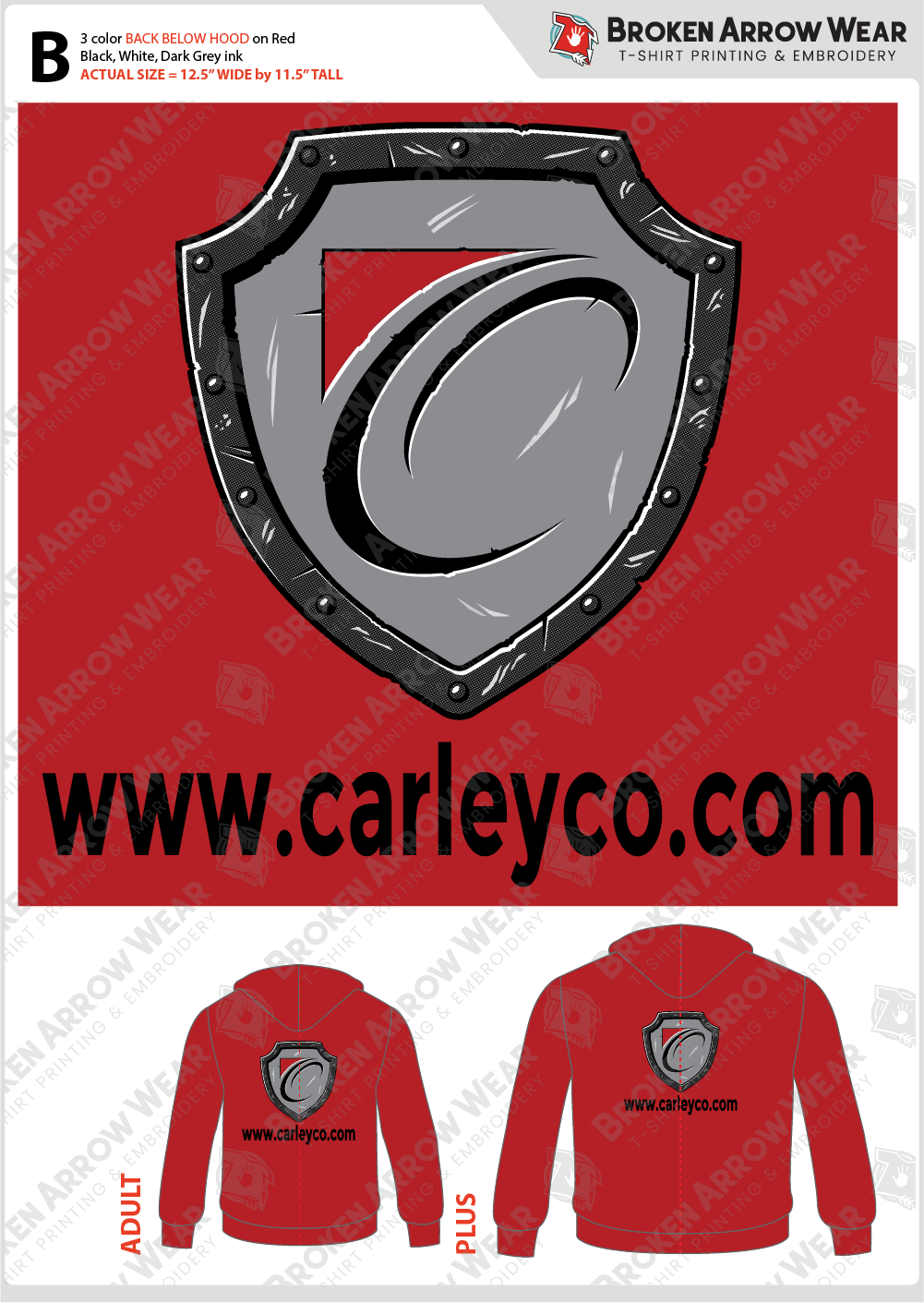 Carley Construction Co Inc | ScreenPrint | screenprint