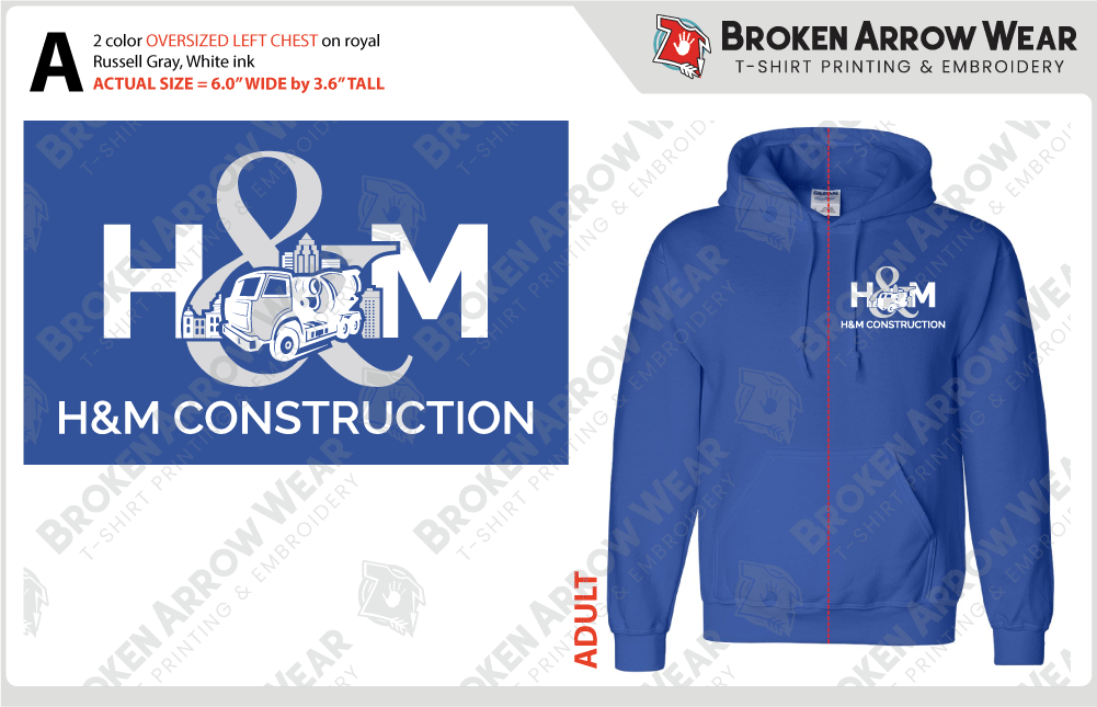 H&M Construction | ScreenPrint | screen print