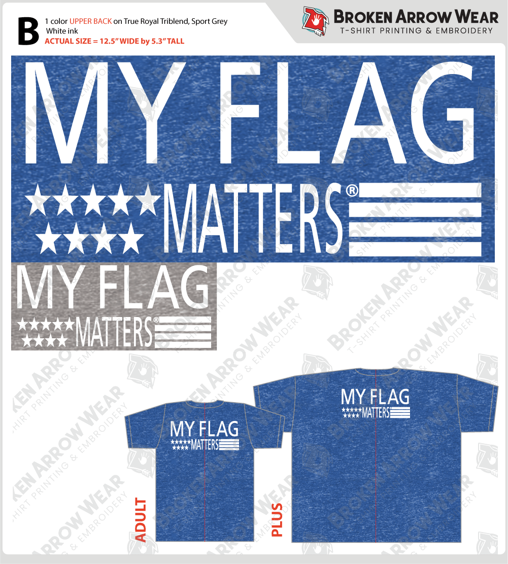 My Flag Matters | screenprinting