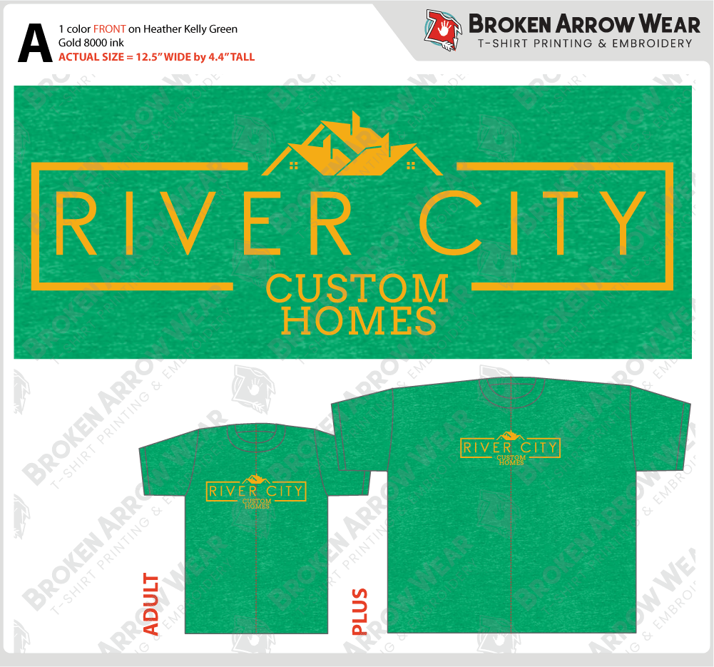 River City Custom Homes | ScreenPrint | screen printing