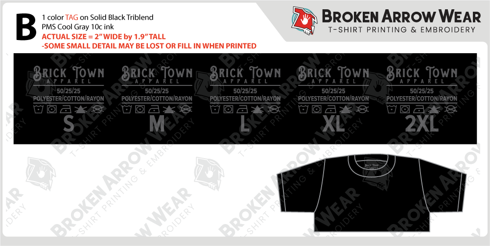 Brick Town Apparel | ScreenPrint | screen print