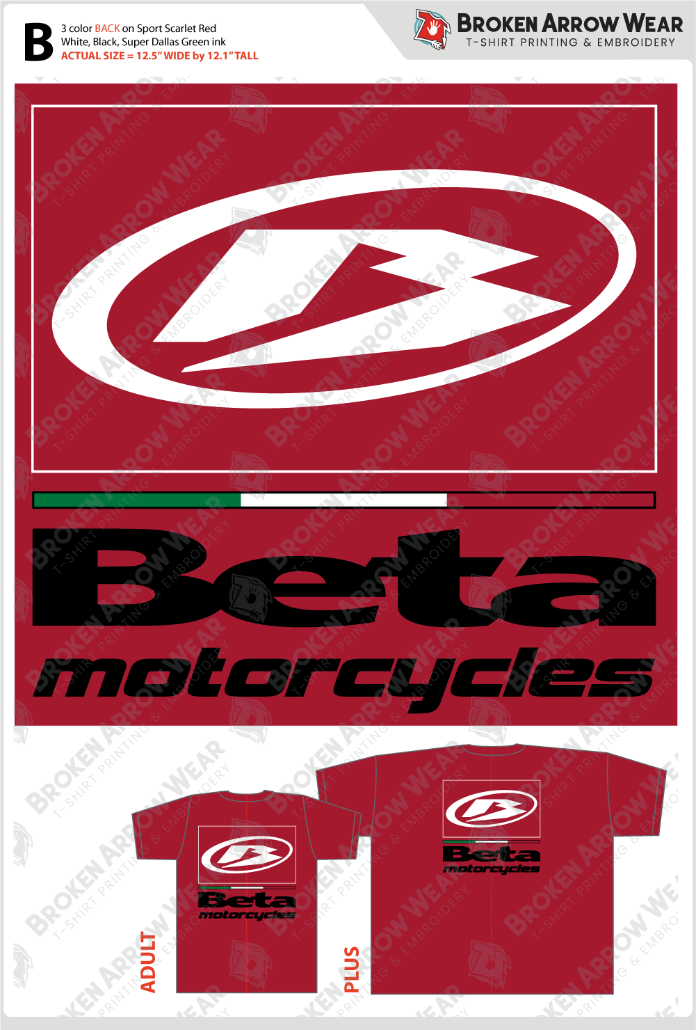 Beta Motorcycles | ScreenPrint | screen printing