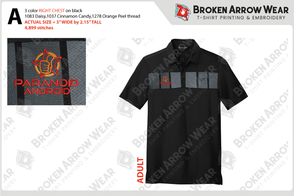 Paranoid Android | Embroidery | embroidery
