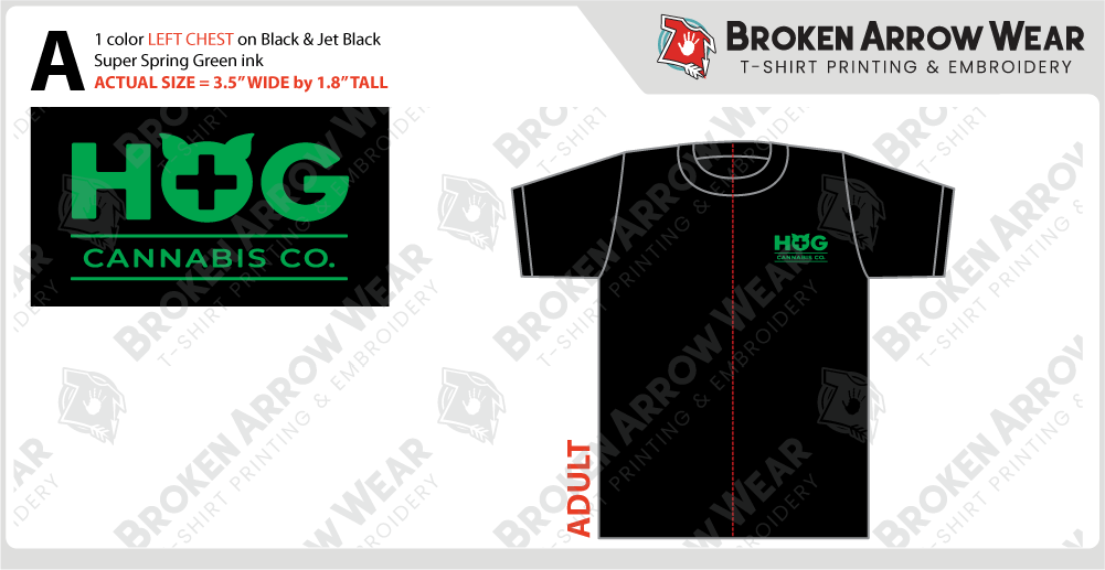 HOG Cannabis Co. | ScreenPrint | screen print