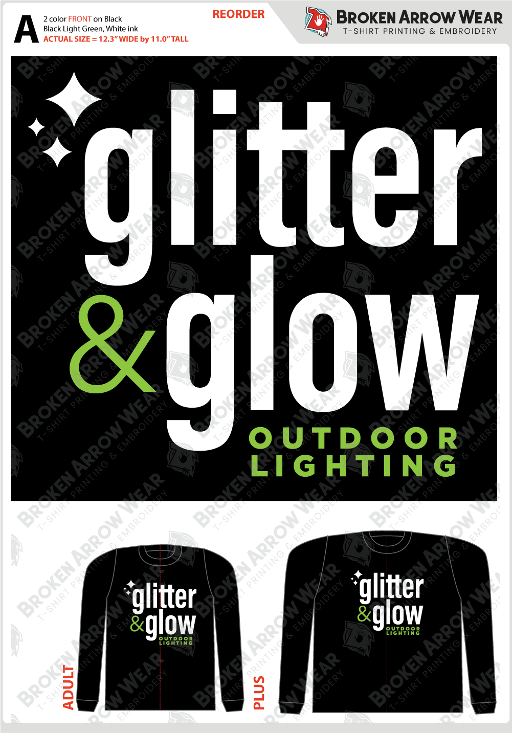 glitter & glow | ScreenPrint | screen print