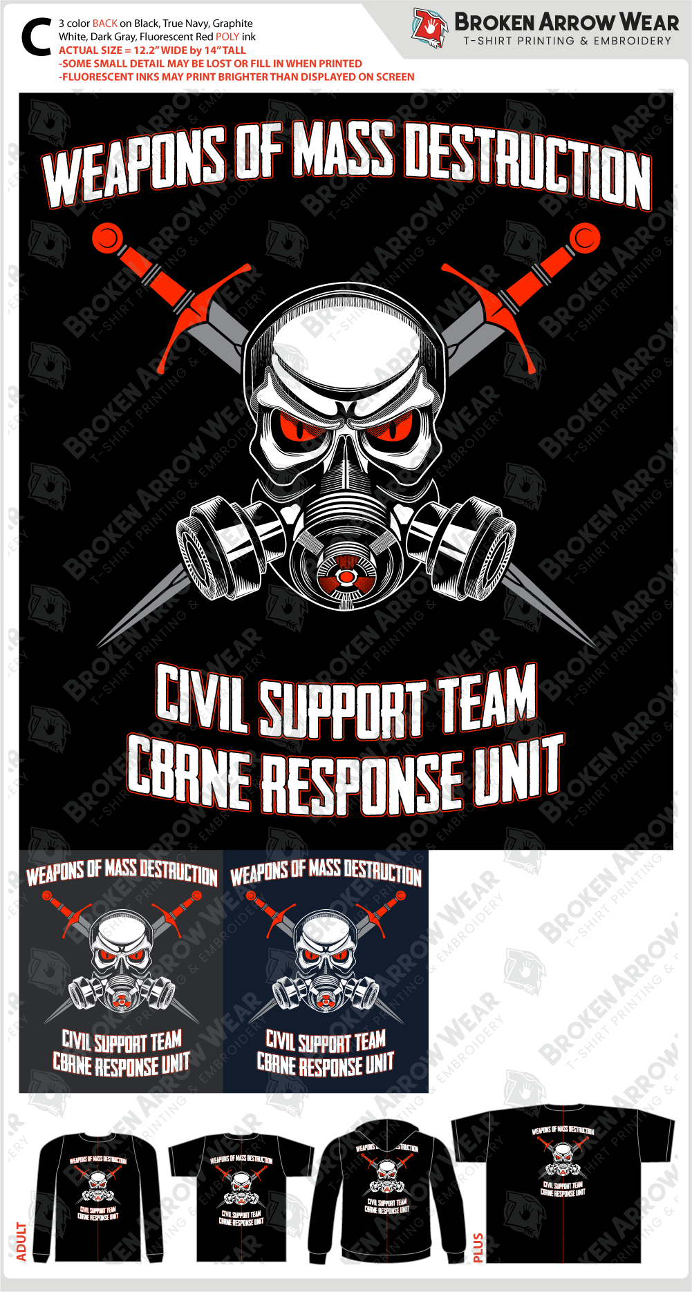 71st Civil Support Team (WMD) | Screen Printing | screen print