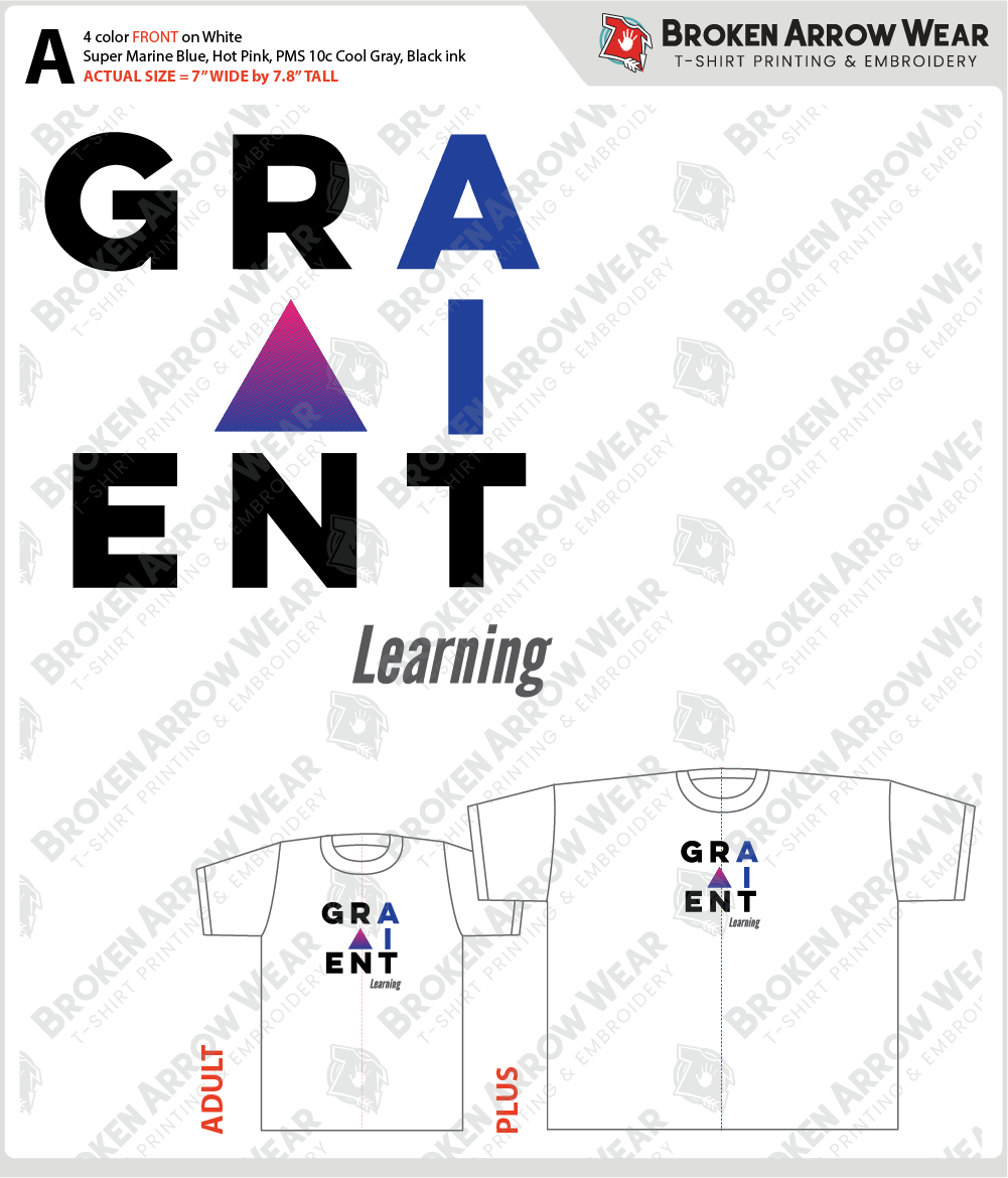 Gradient Learning | ScreenPrint | screen print