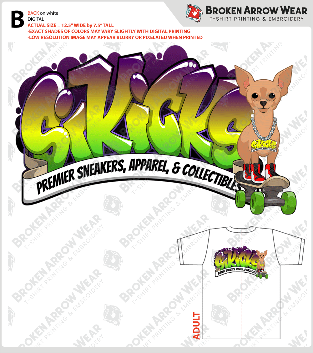 siKicks LLC | Digital Printing Dark | digital printing dark