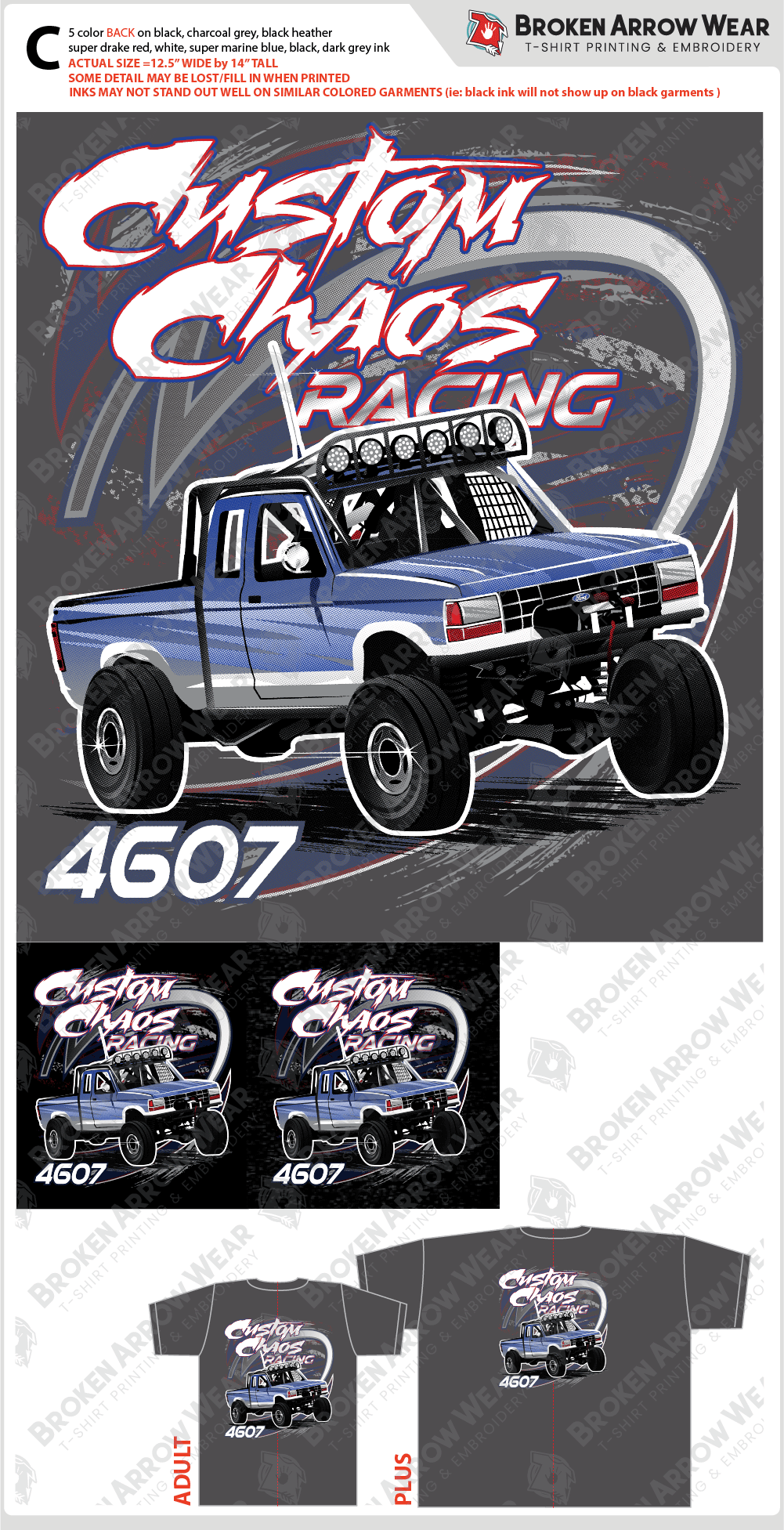 Custom Chaos Racing | screen pring