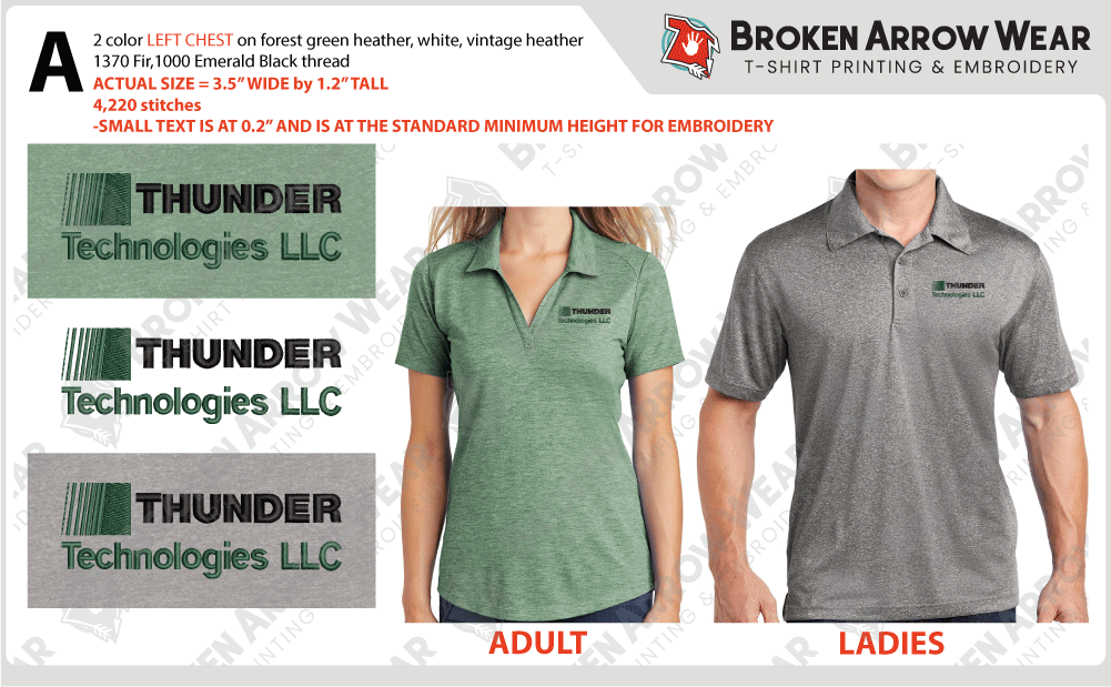 Thunder Technologies | Embroidery | embroidery