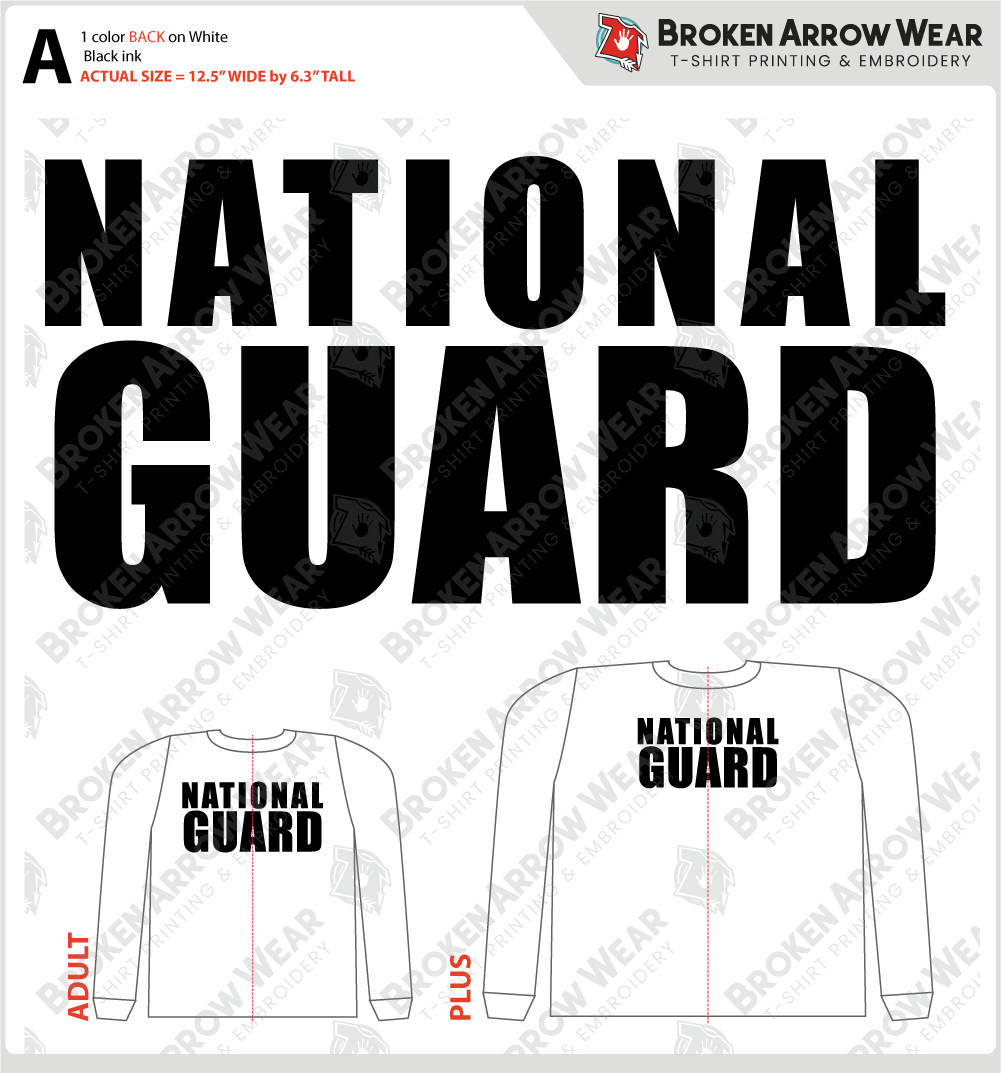 National Guard | ScreenPrint | screen printing