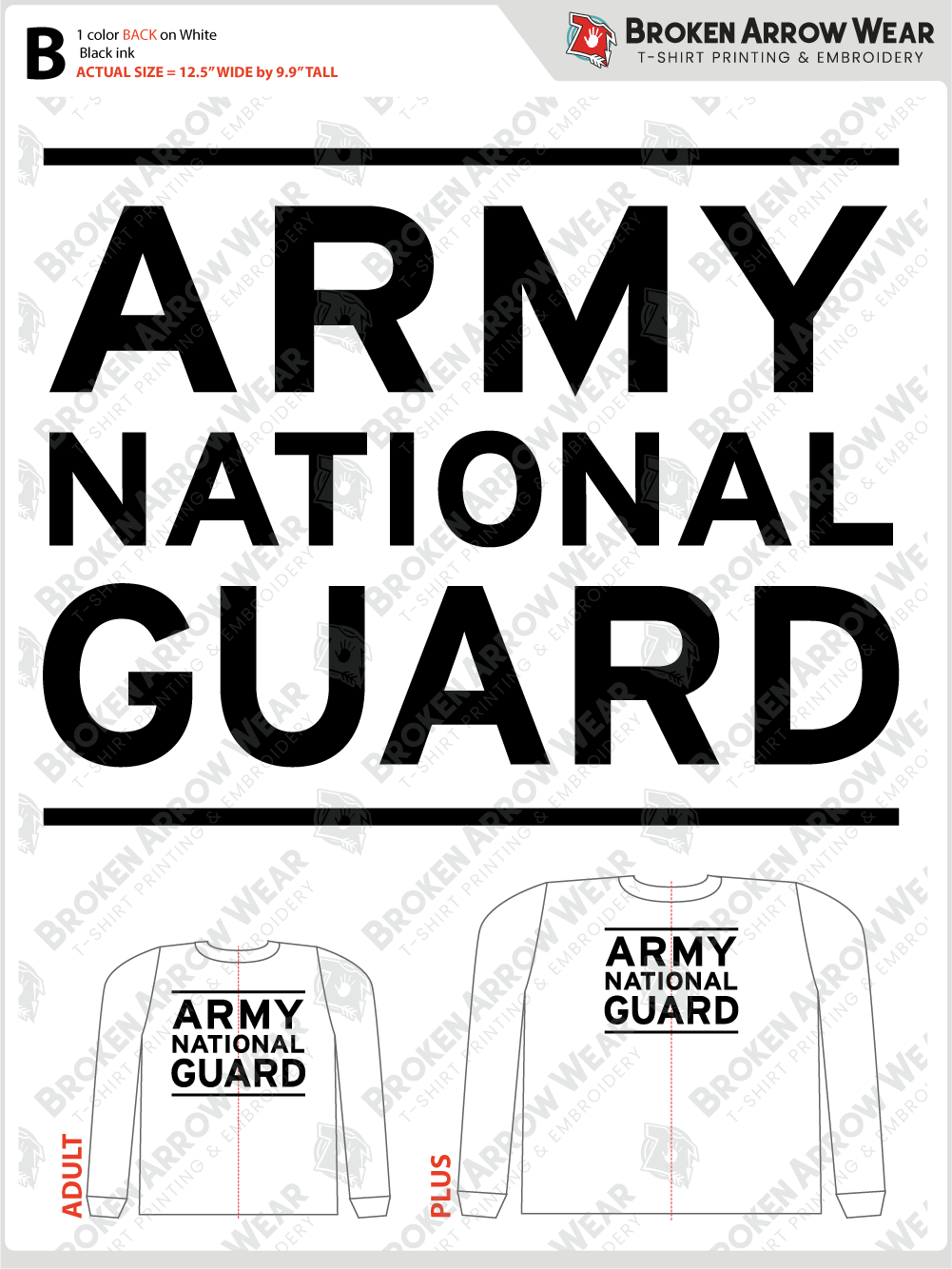 National Guard | ScreenPrint | screen printing