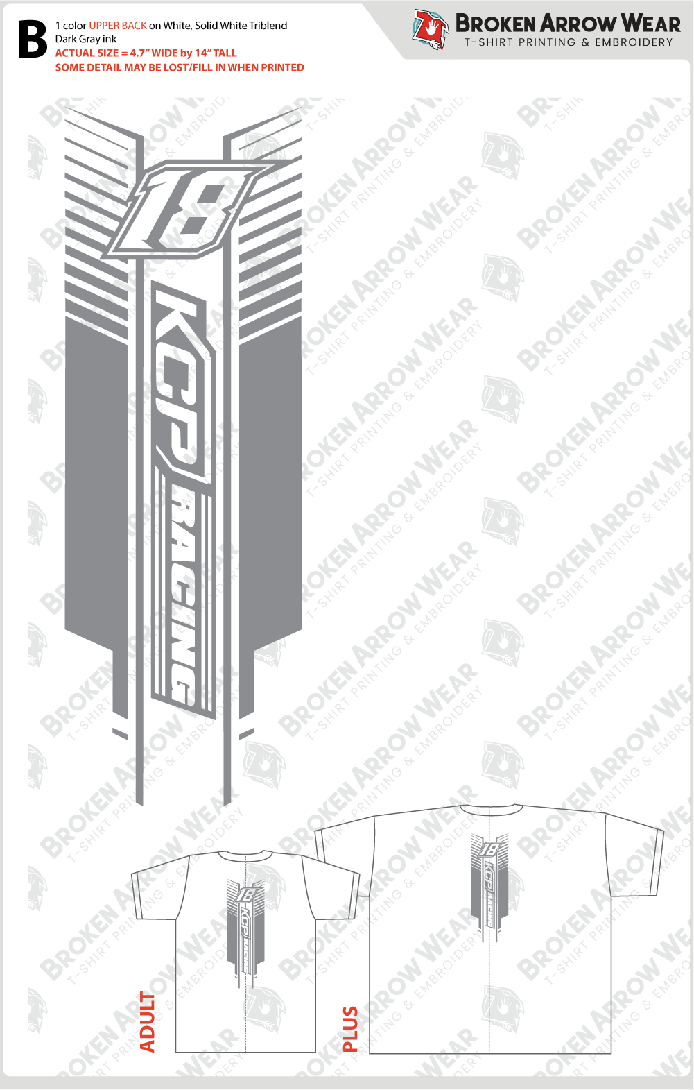 KCP Racing | ScreenPrint | screen printing