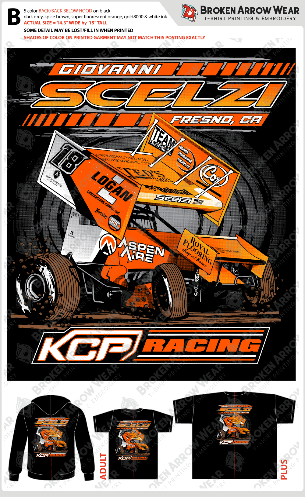 KCP Racing | screenprinting