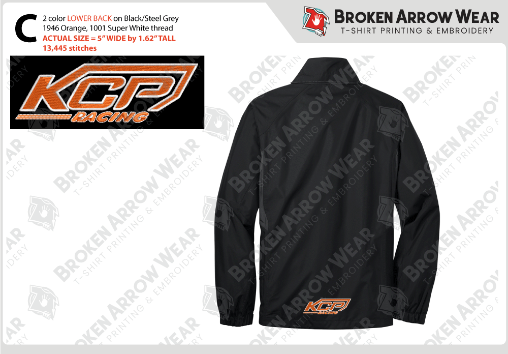 KCP Racing | embroidery