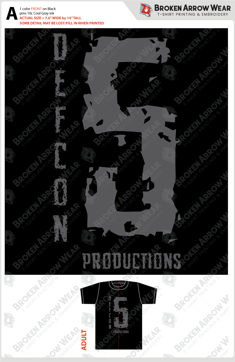 Defcon 5 Productions | ScreenPrint | screen print