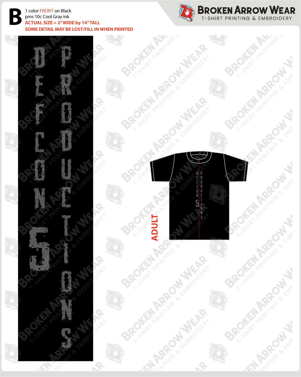 Defcon 5 Productions | ScreenPrint | screen print