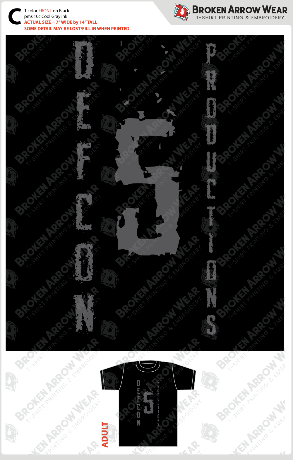 Defcon 5 Productions | ScreenPrint | screen print