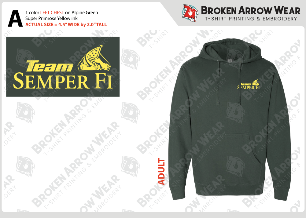Semper Fi & America's Fund | ScreenPrint | screen printing