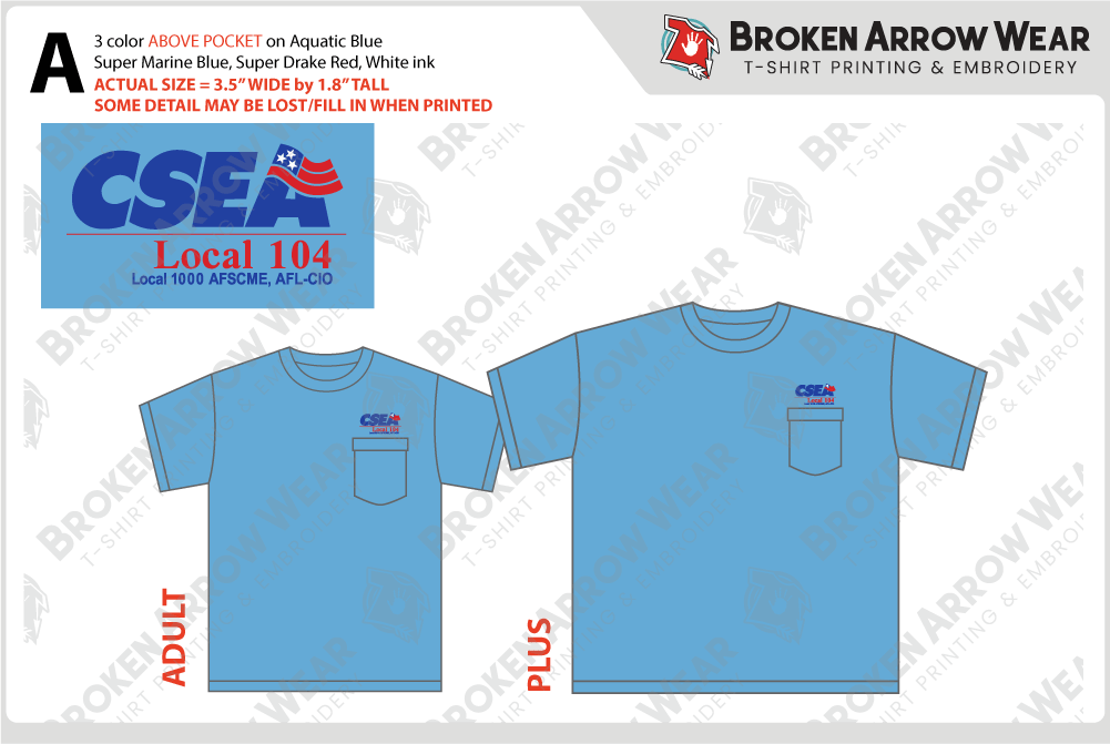 CSEA Local #104 | ScreenPrint | screen print