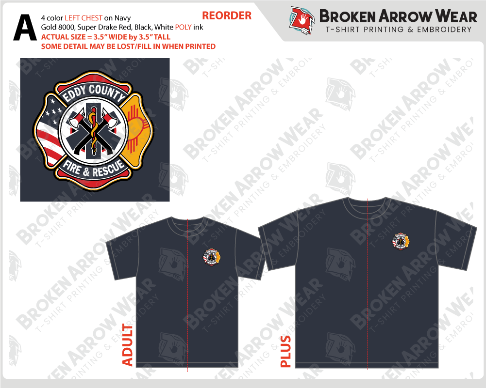 Eddy County Fire & Rescue | ScreenPrint | screen print