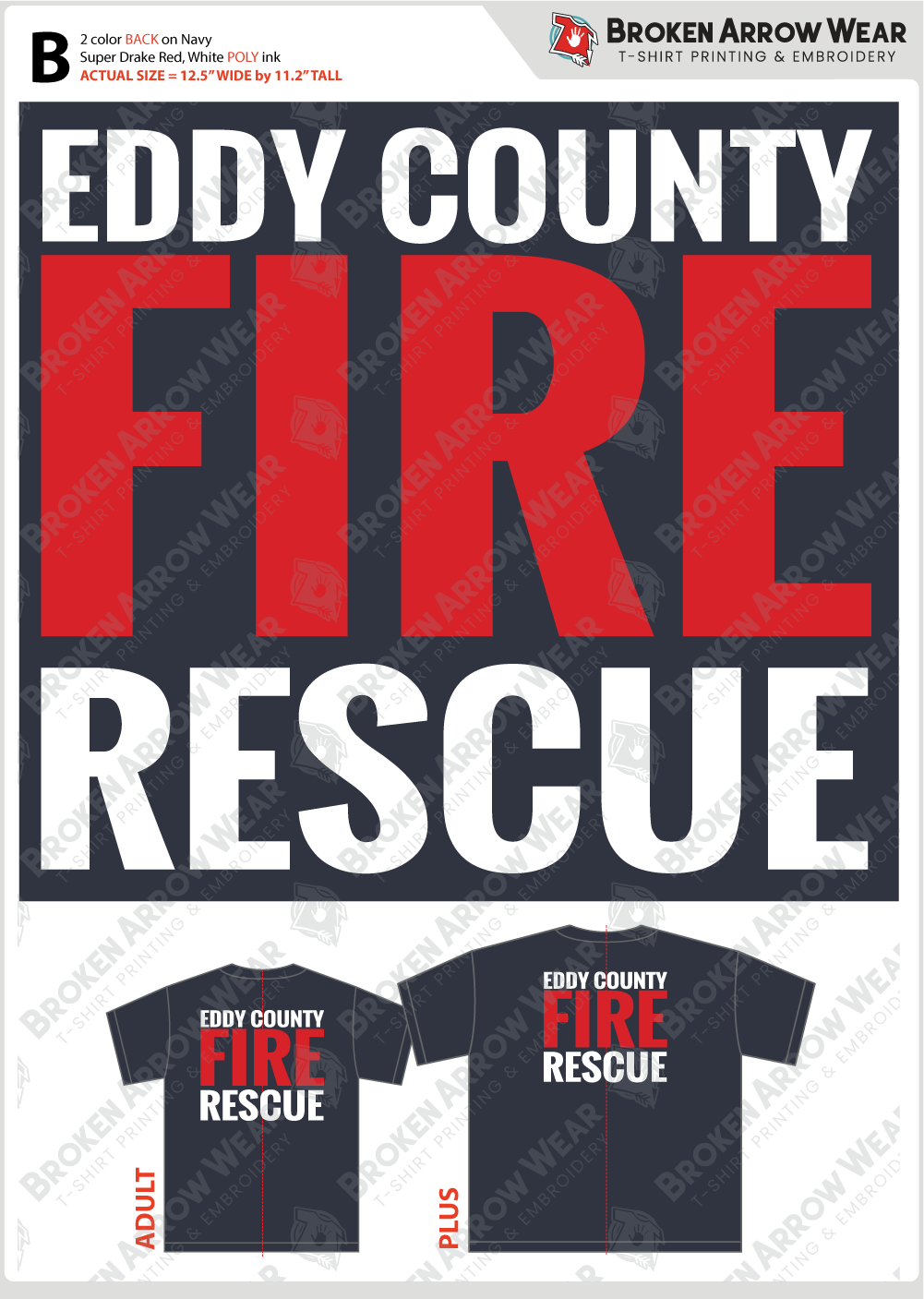 Eddy County Fire & Rescue | ScreenPrint | screen print