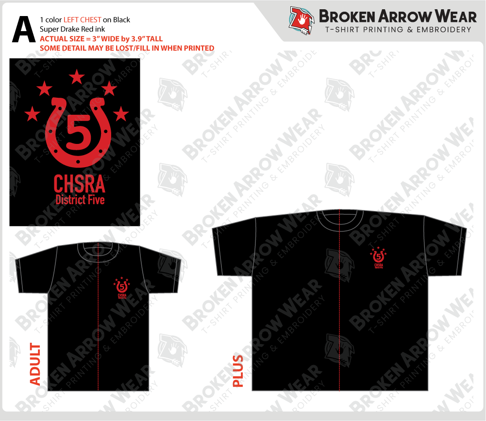 CHSRA D5 | screen printing