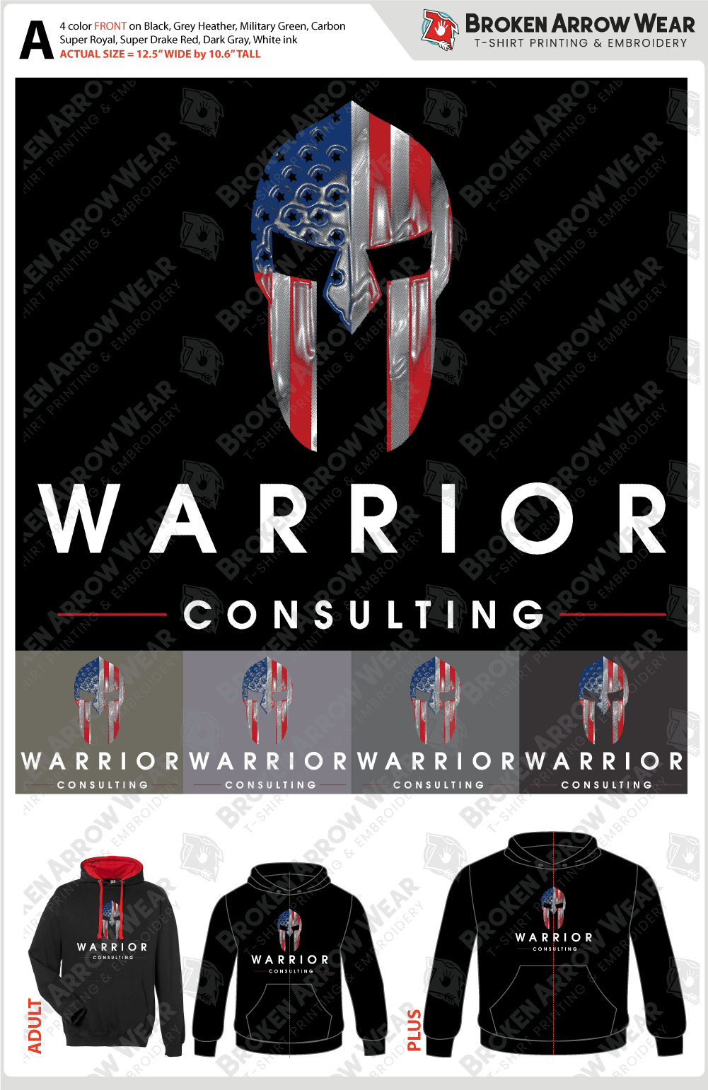 Warrior Consulting | screenprint