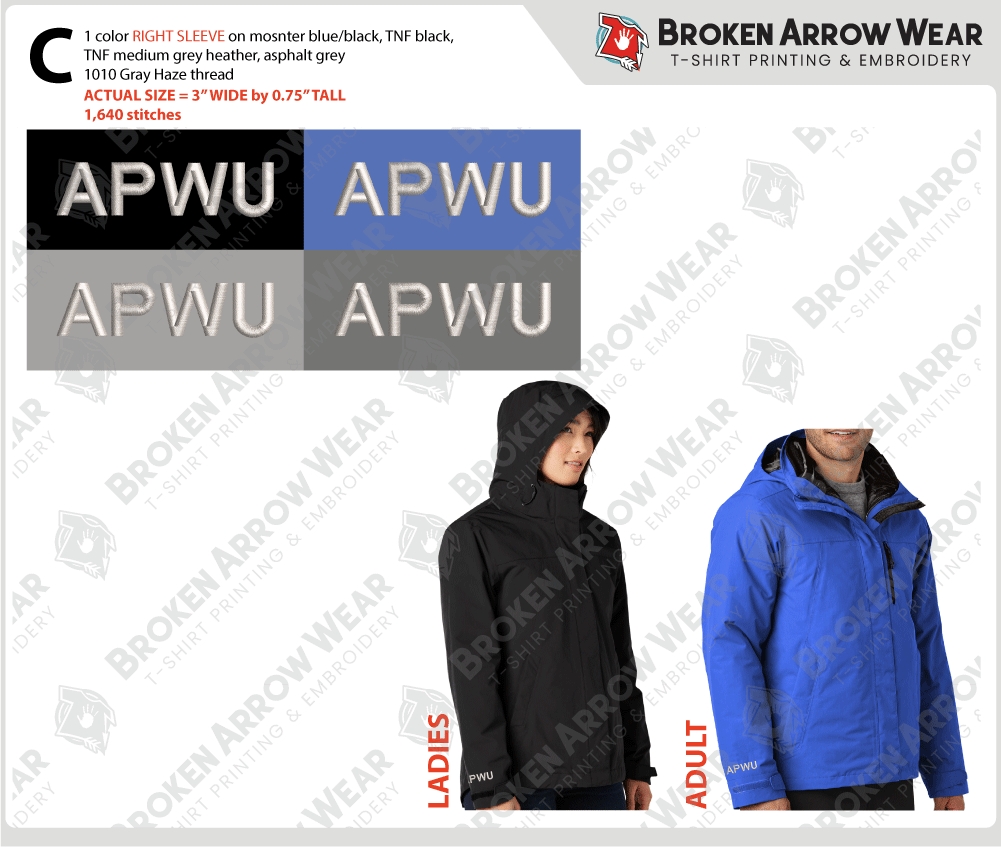 American Postal Workers Union (APWU) | Embroidery | embroidery