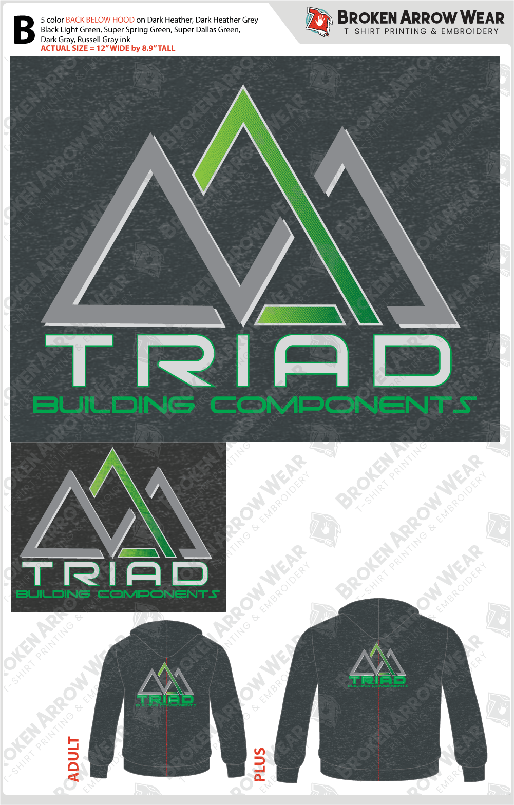 Triad Building Components | ScreenPrint | screenprint