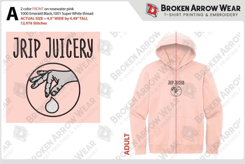 Jrip Juicery LLC | Embroidery | embroidery