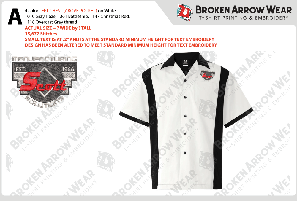 Scott Manufacturing Solutions | Embroidery | powering solutions