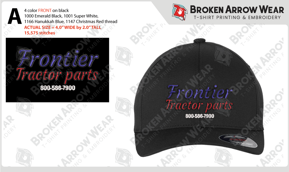 Frontier Tractor Parts | Embroidery | embroidery