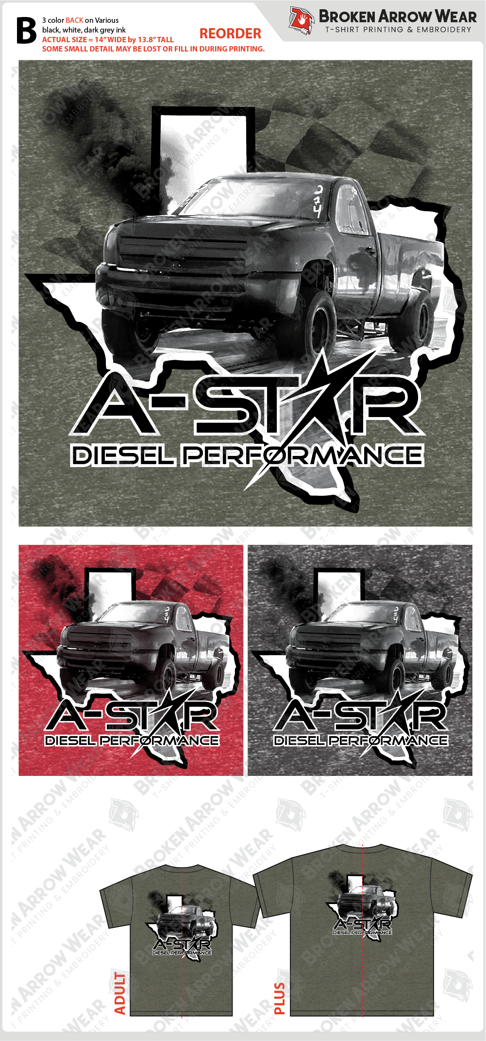 A-Star Diesel Performance LLC | ScreenPrint | screenprinting